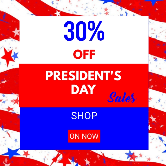 Copy of PRESIDENT SALE DAY | PosterMyWall