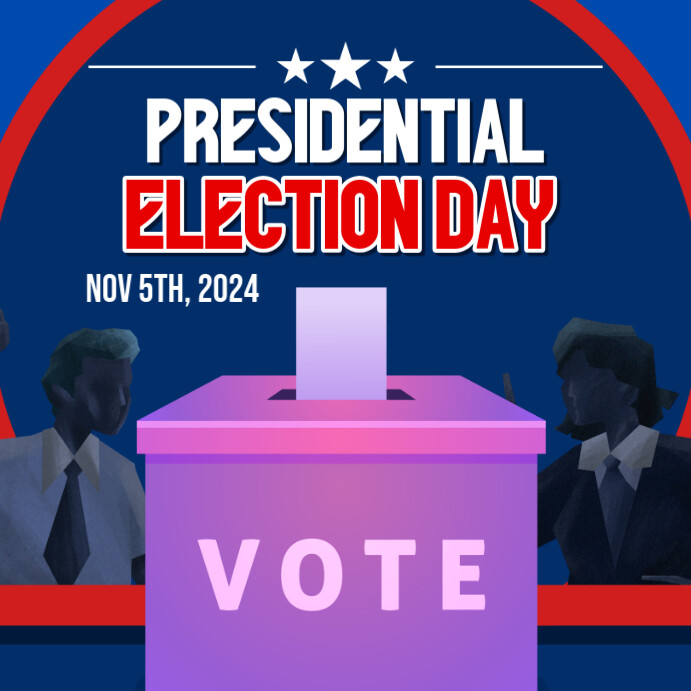 Presidential election Template | PosterMyWall