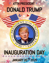 47th president inauguration day 2025 Template | PosterMyWall