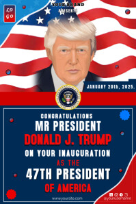 Presidential inauguration day 2025 Template | PosterMyWall