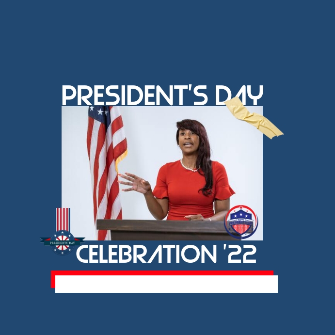 PRESIDENT'S DAY USA Template | PosterMyWall