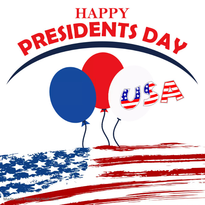 Presidents Day, President's Day Template | PosterMyWall