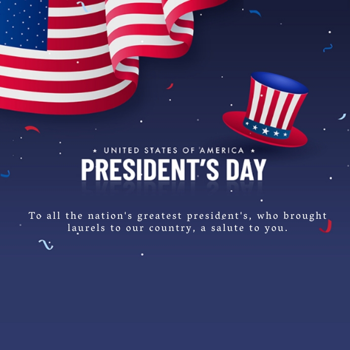 Presidents day Template | PosterMyWall