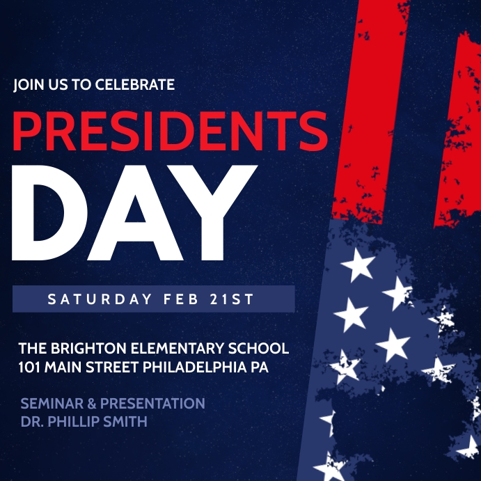 Presidents day Template | PosterMyWall