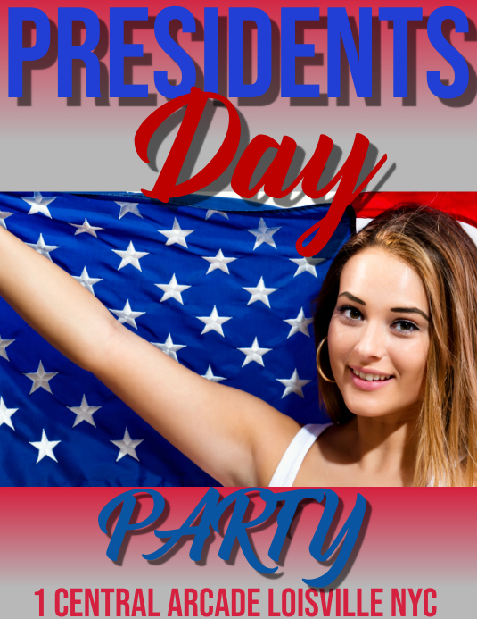 presidents day party Template | PosterMyWall