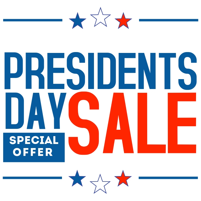 Presidents Day Weekend Sale