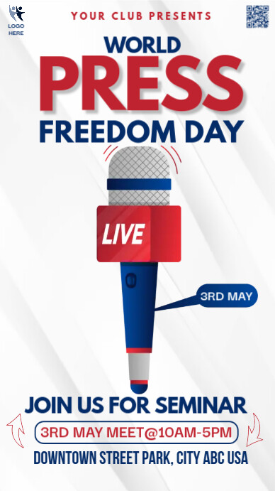 Copy of press day,event | PosterMyWall
