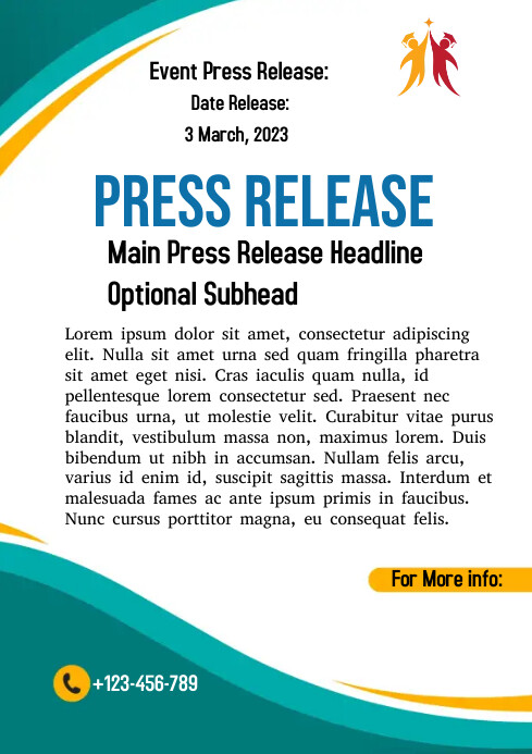 Press Release Conference letters Template | PosterMyWall
