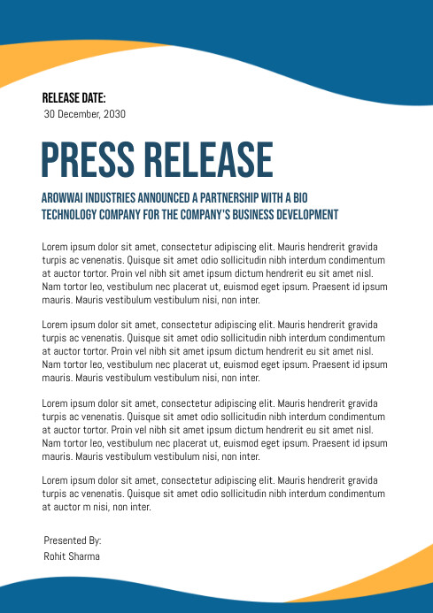 Copy of Press Release | PosterMyWall