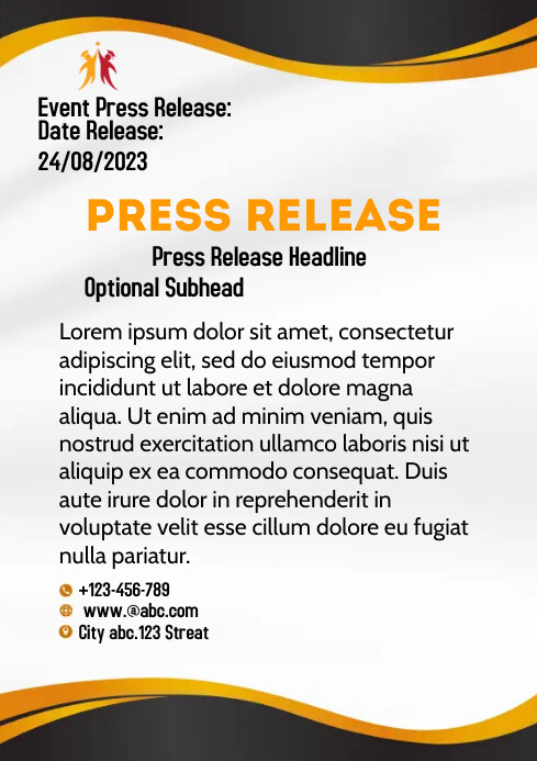 Press release letters Template | PosterMyWall