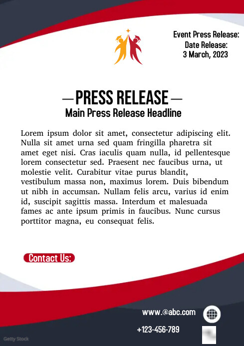 Press Release letters Template | PosterMyWall
