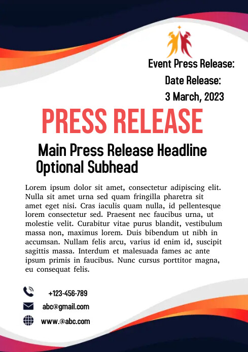 Press release letters Template | PosterMyWall