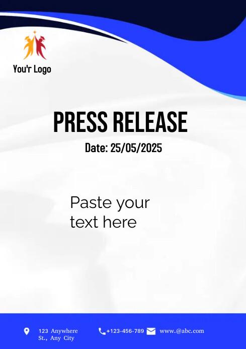 Press Release letters Template | PosterMyWall