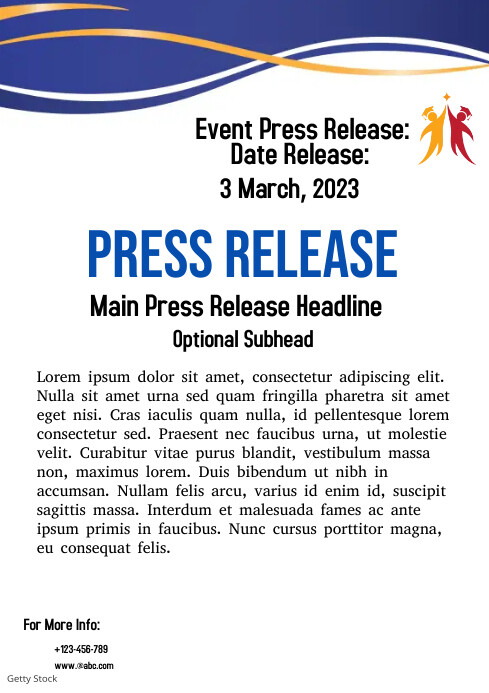 Press Release letters Template | PosterMyWall