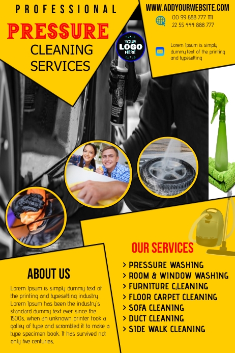 Copy of PRESSURE CLEANING | PosterMyWall