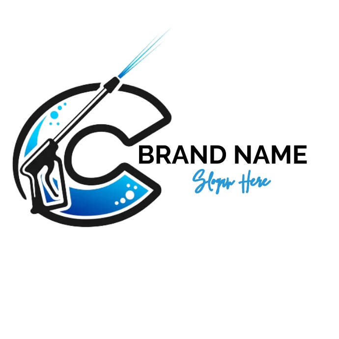 Pressure Cleaning Logo , Pressure Washing Log Template | PosterMyWall