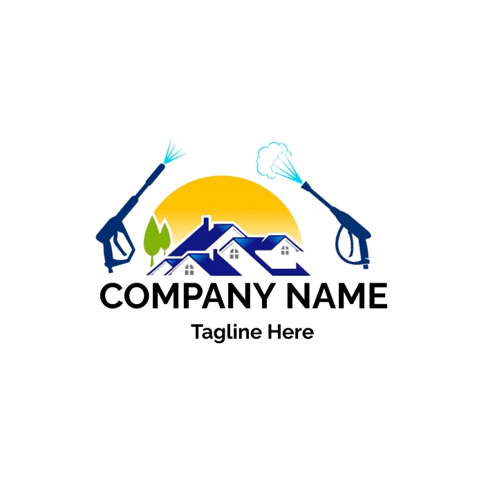 Pressure Cleaning Logo , Pressure Washing Log Template | PosterMyWall