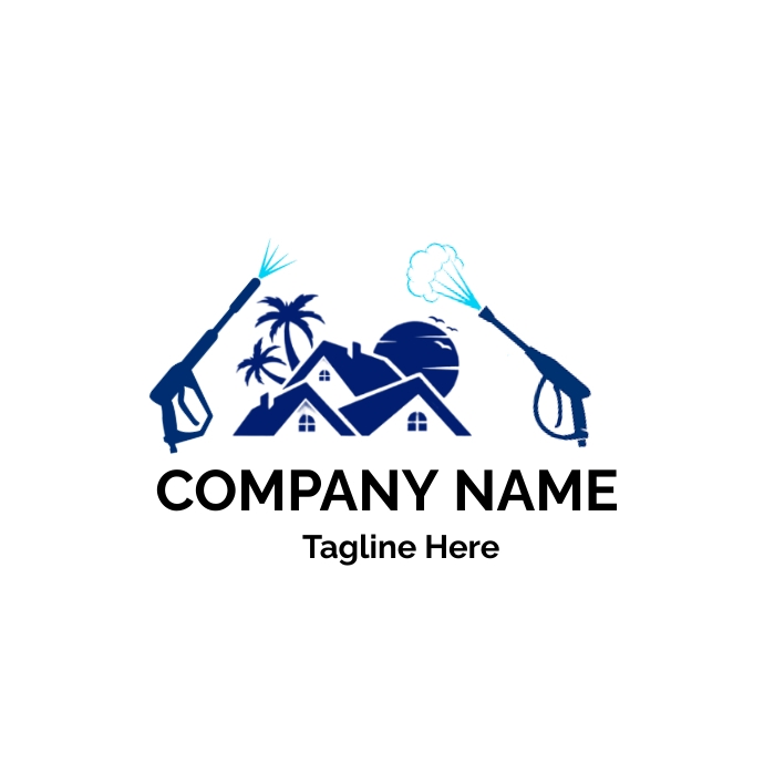 Pressure Cleaning Logo , Pressure Washing Log Template | PosterMyWall