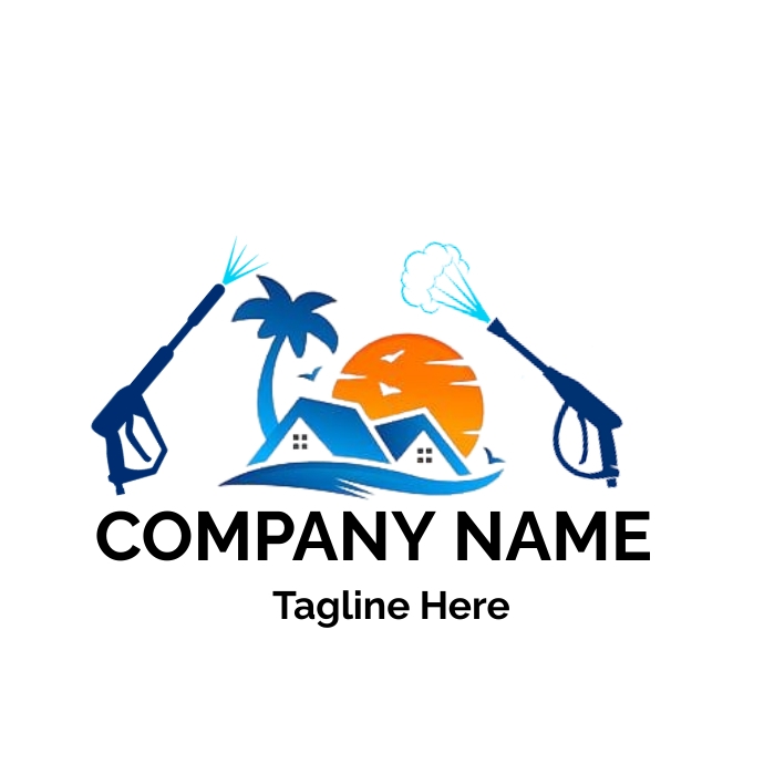 Pressure Cleaning Logo , Pressure Washing Log Template | PosterMyWall