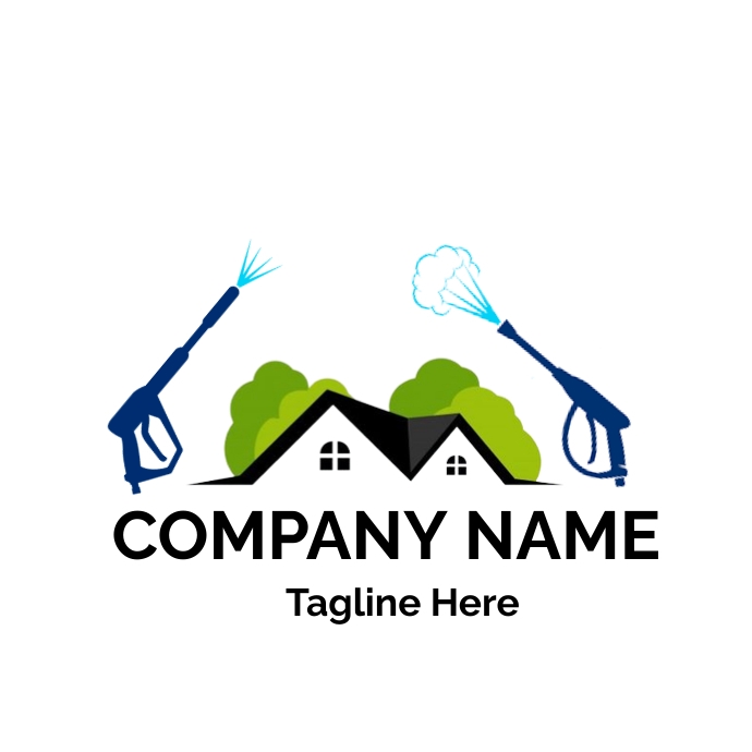 Pressure Cleaning Logo , Pressure Washing Log Template | PosterMyWall