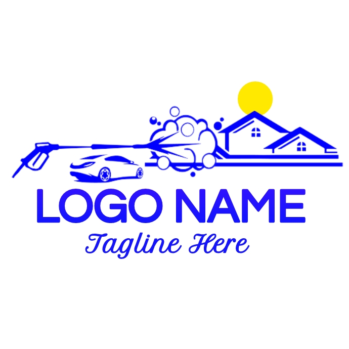 Copy of Pressure Cleaning Logo Cleaner Logo , Pressu | PosterMyWall