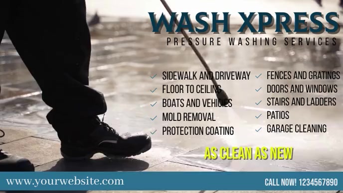 Copy of Pressure Washing (1) | PosterMyWall