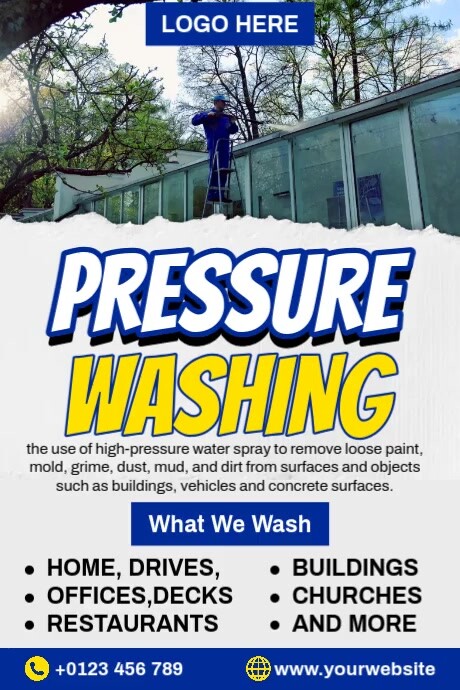Plantilla de Pressure Washing Ads | PosterMyWall