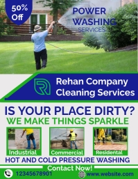 Pressure washing expert Flyer ads Template | PosterMyWall