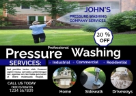 Pressure Washing Postcard Template | PosterMyWall