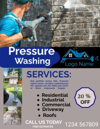 Pressure washing expert Flyer ads Template | PosterMyWall