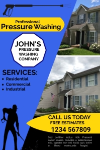 Pressure Washing Flyer Template | PosterMyWall