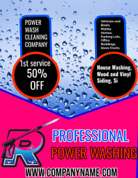 pressure washing template | PosterMyWall