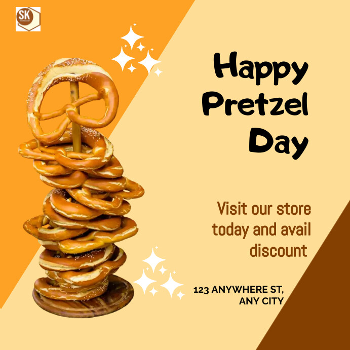 PRETZEL FLYER Template | PosterMyWall