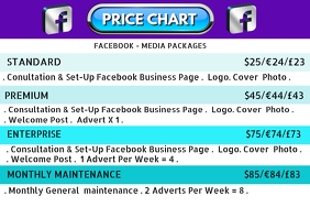 PRICE CHART/LIST Template | PosterMyWall