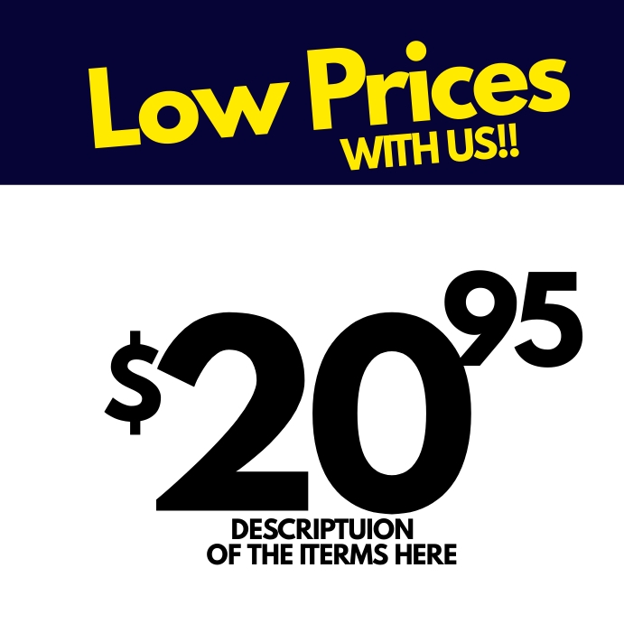 Copy of PRICE | PosterMyWall