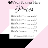 Price List Template | PosterMyWall
