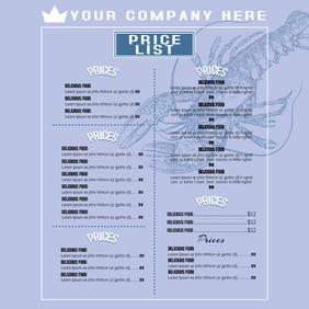 Price List Template | PosterMyWall