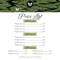 Price List Template | PosterMyWall