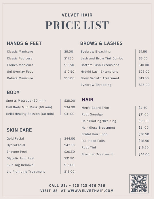 Price List Flyer Design Template | PosterMyWall
