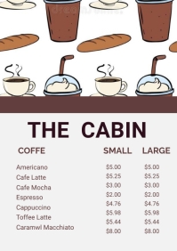 Pricing Menu Pricelist Prices A4 Size Template | PosterMyWall