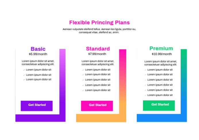 Copy of Pricing Plan Table Template | PosterMyWall