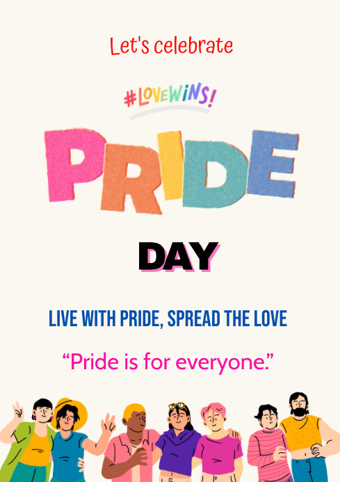 Pride day month Template | PosterMyWall
