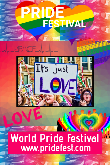 Copy of Pride Event Flyer | PosterMyWall
