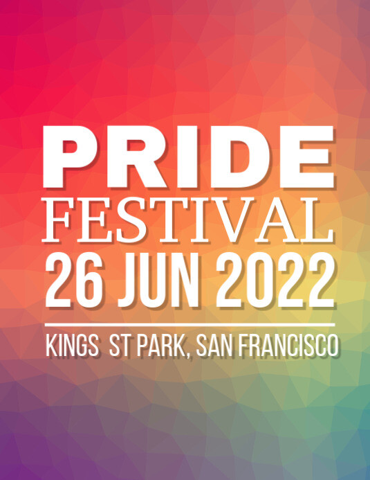 Pride Festival Template | PosterMyWall