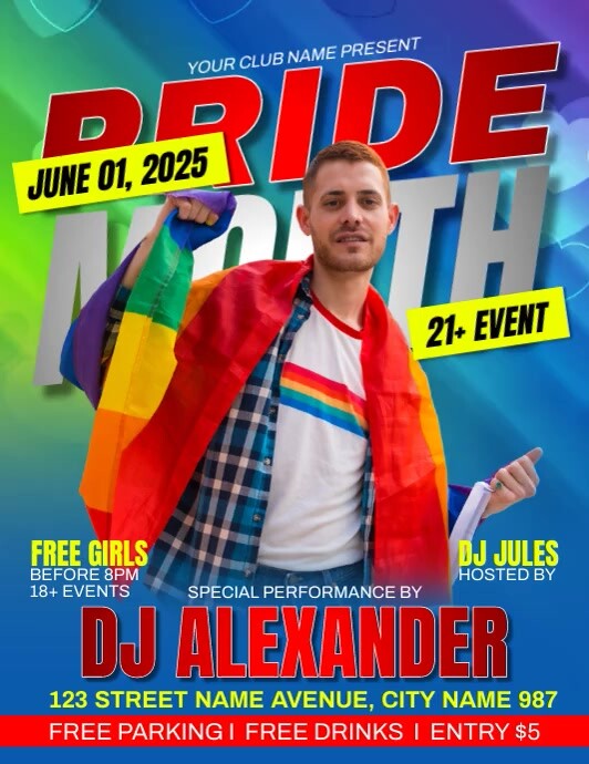 Pride Month Ads Template | PosterMyWall