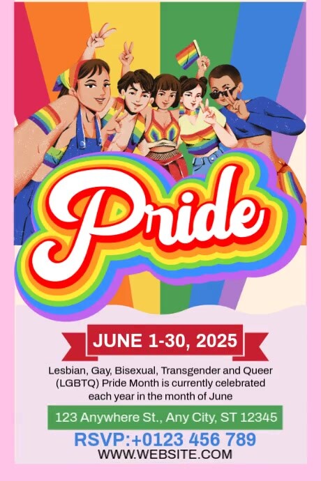 Pride Month Ads Template | PosterMyWall