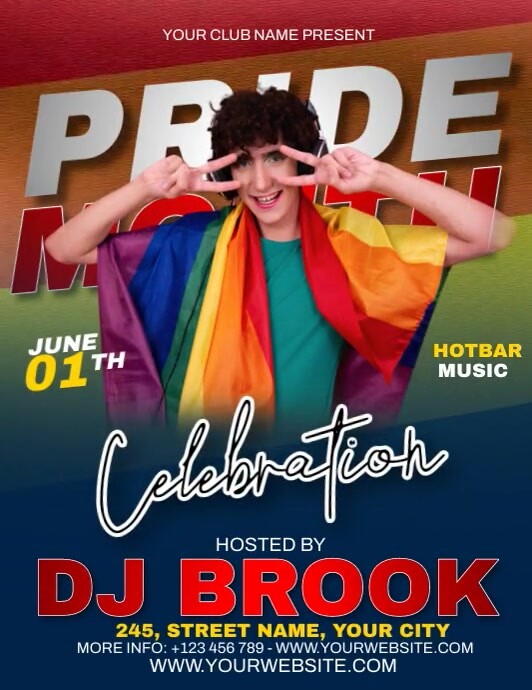 Pride Month Celebration Ads Template | PosterMyWall
