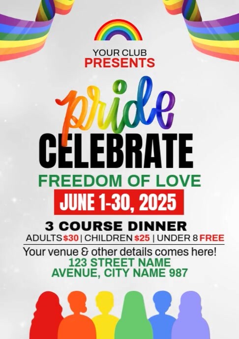 Pride Month Celebration Template | PosterMyWall