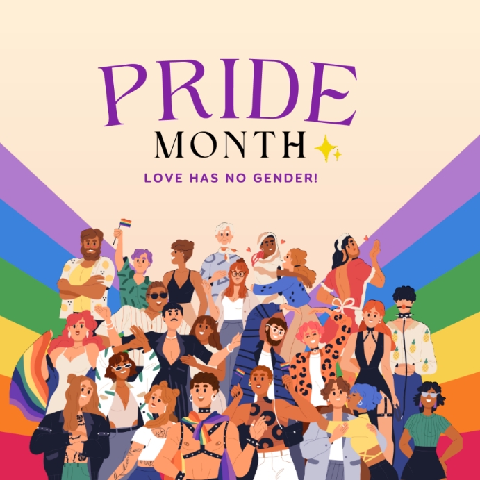PRIDE MONTH CELEBRATION Template | PosterMyWall