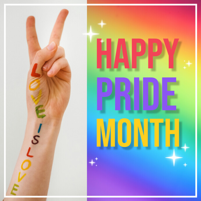 Pride Month Celebration Instagram Post Template | PosterMyWall
